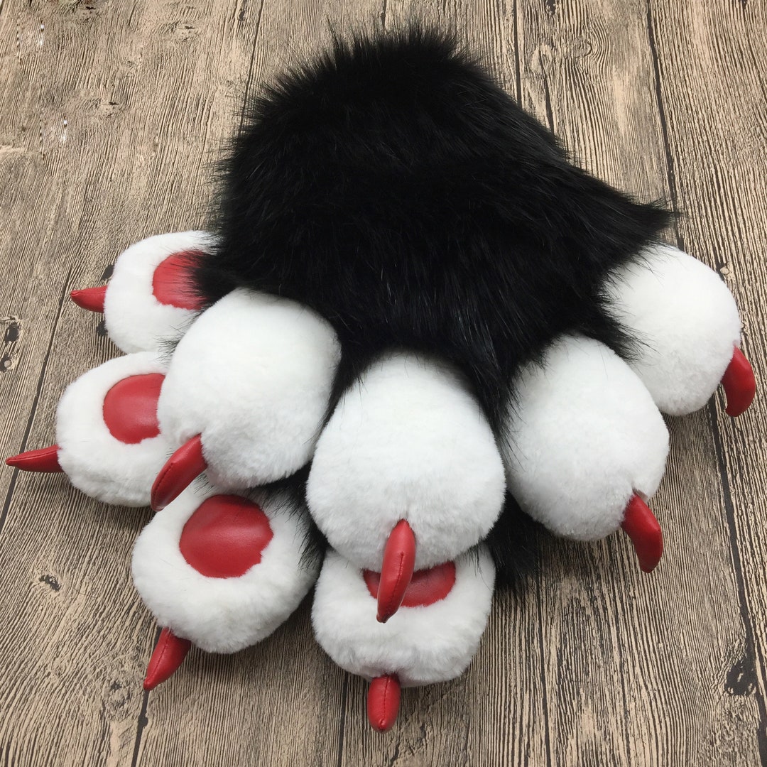 Fursuit Paws Furry Handpaws Cute Fluffy Fursuits Partial Cosplay ...