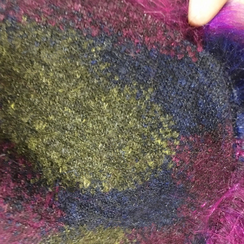 Three Tone Mix Colorlong Pile Faux Fur Fabric for Boot - Etsy