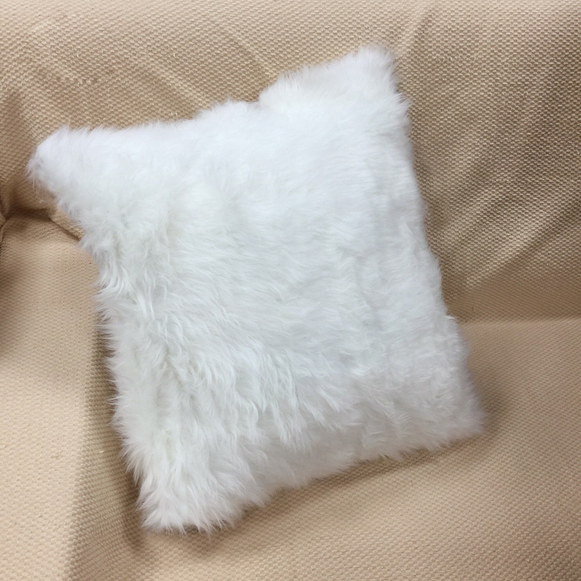 Creamy White Ultra Soft Faux Rabbit Fur for Moccasins - Etsy