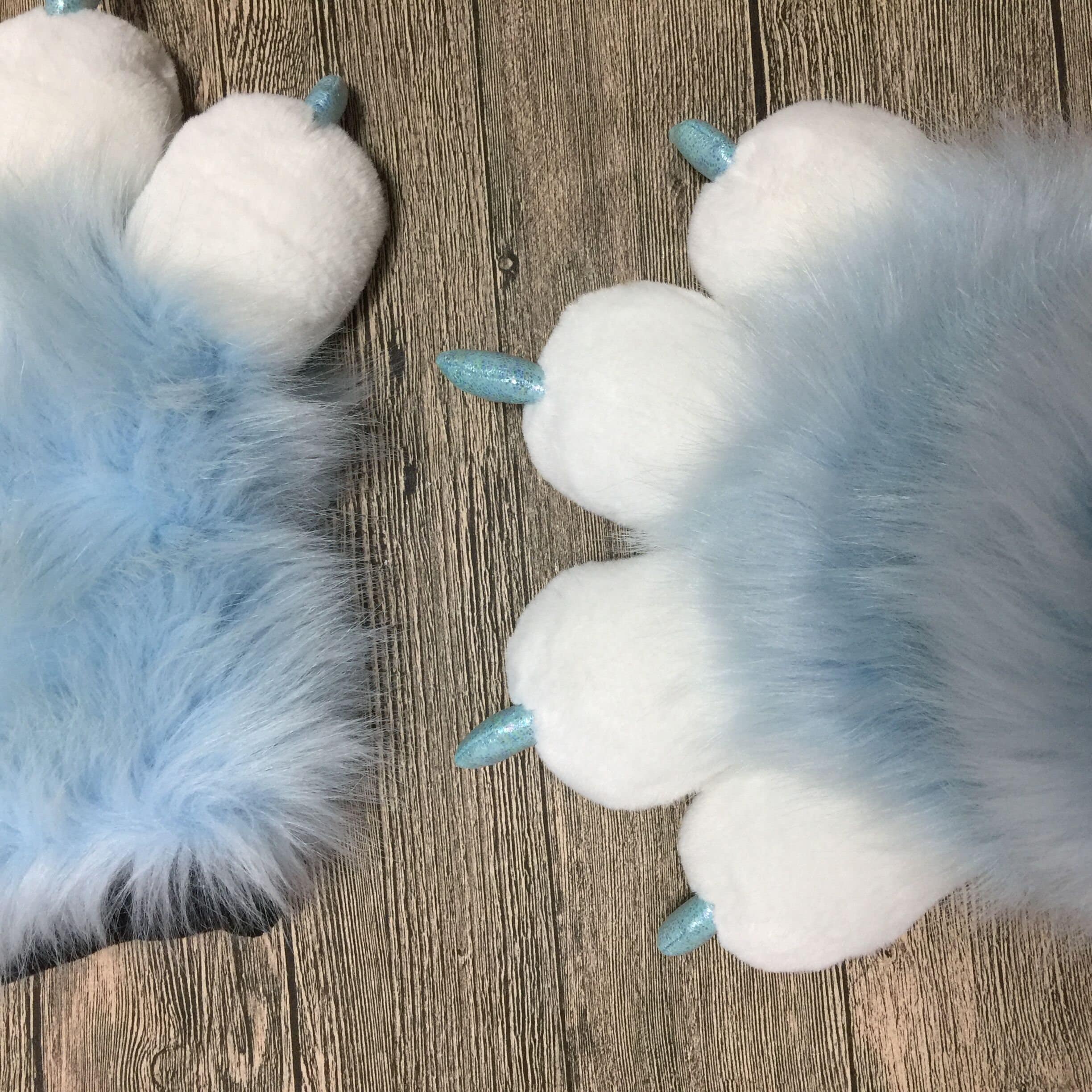 Fursuit Paws Fluffy Furry Handpaws Cute Fursuits Partials - Etsy UK