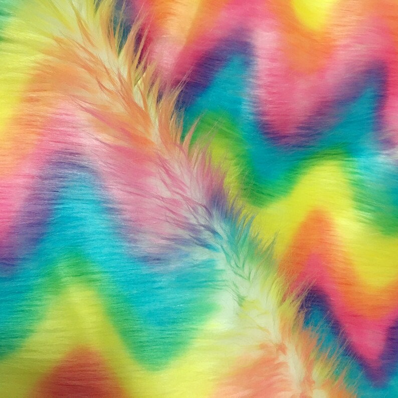 Gradual Color Wave Pattern Premium Soft Bunny Fur Jacquard - Etsy