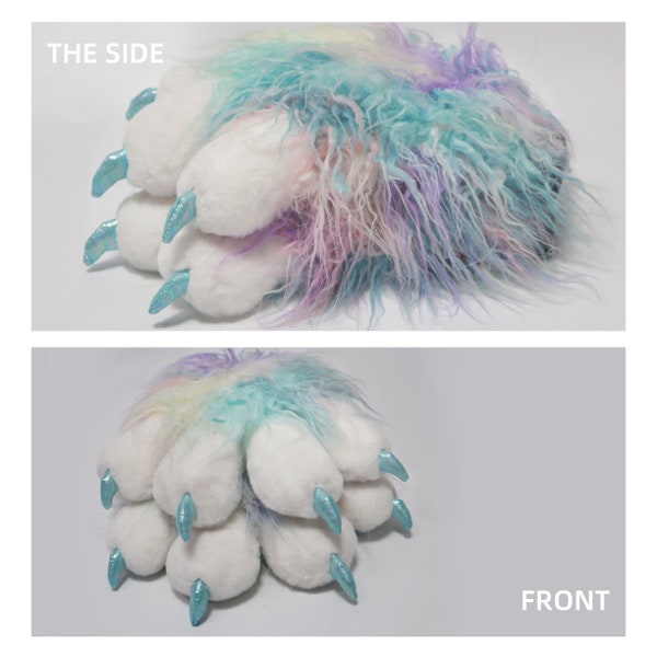 Fursuit Paws Blue Claws - Etsy