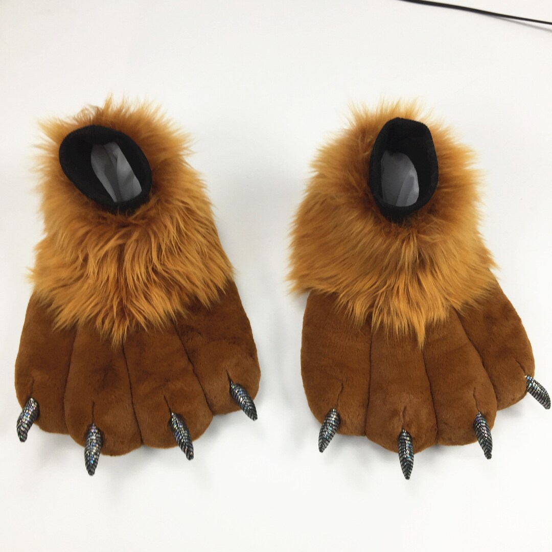 Fursuit Feet Paws Cute Fluffy Furry Feetpaws Fursuits Partials Cosplay ...