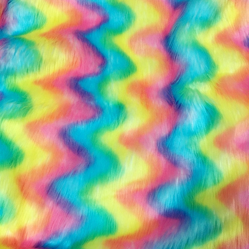 Gradual Color Wave Pattern Premium Soft Bunny Fur Jacquard - Etsy