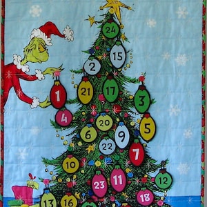 Grinch Advent Calendar Christmas Countdown Advent Calendar Dr. Seuss ...