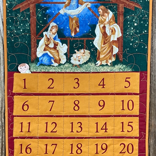 Nativity Advent Calendar - Etsy