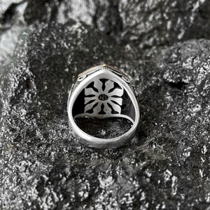 Solomon Talisman, Star of Solomon Ring, Kabbalah Ring, 925 Sterling ...