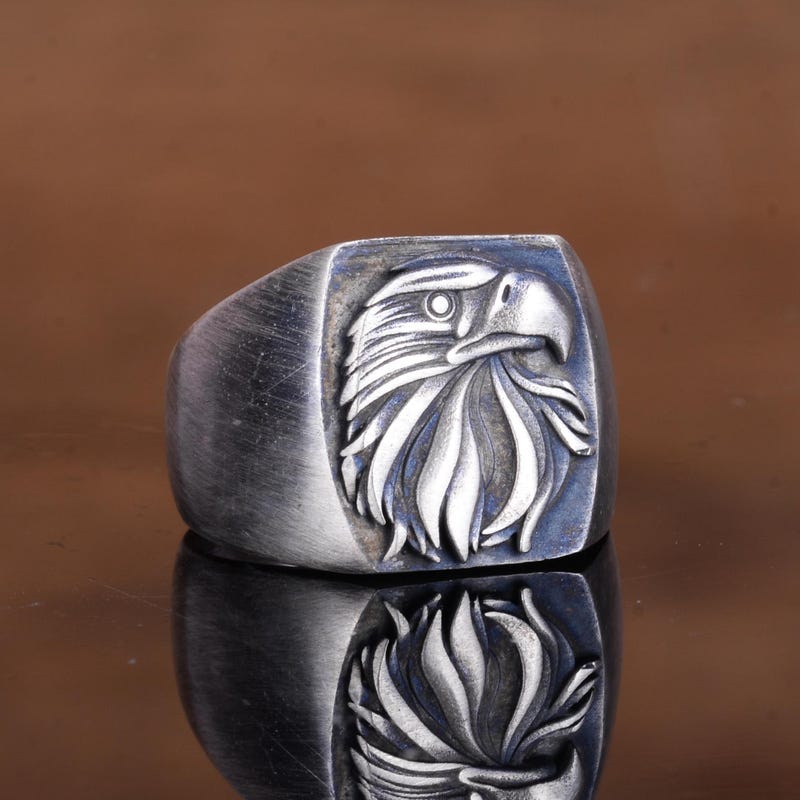 Mens Eagle Ring - Etsy
