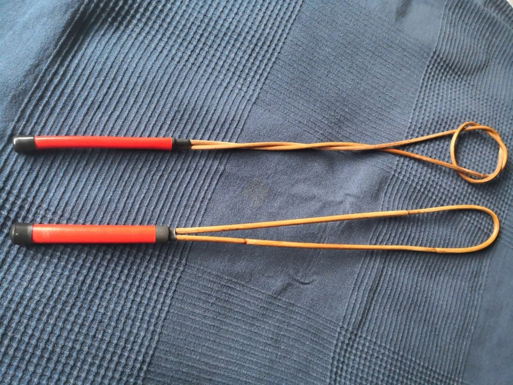 Spanking Cane LONG & THIN 'twisted Loop' Plus 'loopy' Stinger (set of 2) - Etsy UK