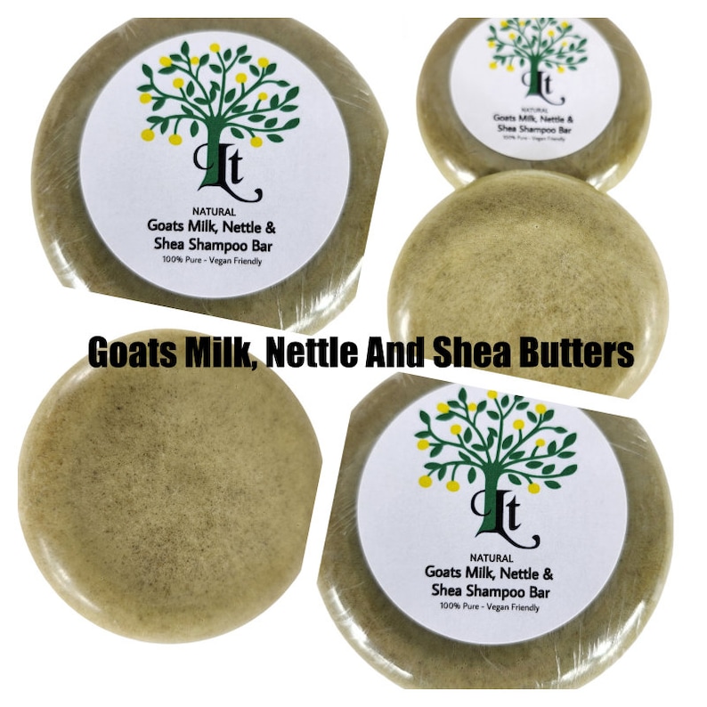 Shampoo Bar With Luxurious Goats Milk, Nettle, and Shea Butter - Etsy