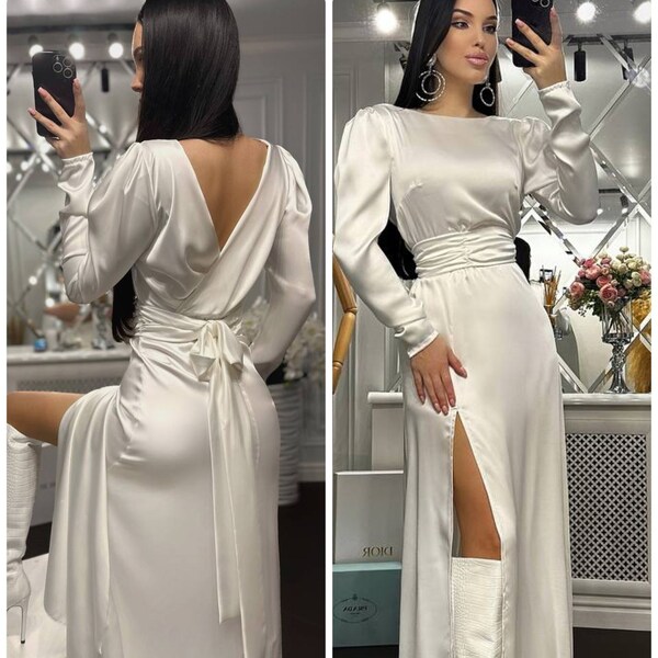 Open Side Dress - Etsy