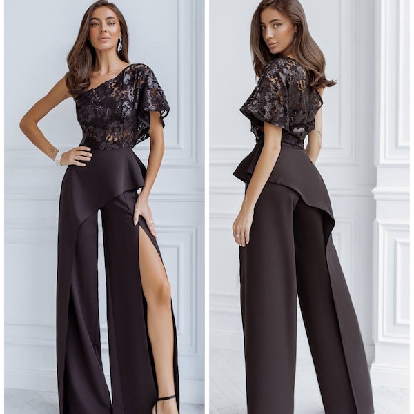 Prom Pantsuit - Etsy