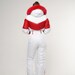 Colorblock Women's Ski Suit in Red and White, Winter Ski Suit Fitted ...
