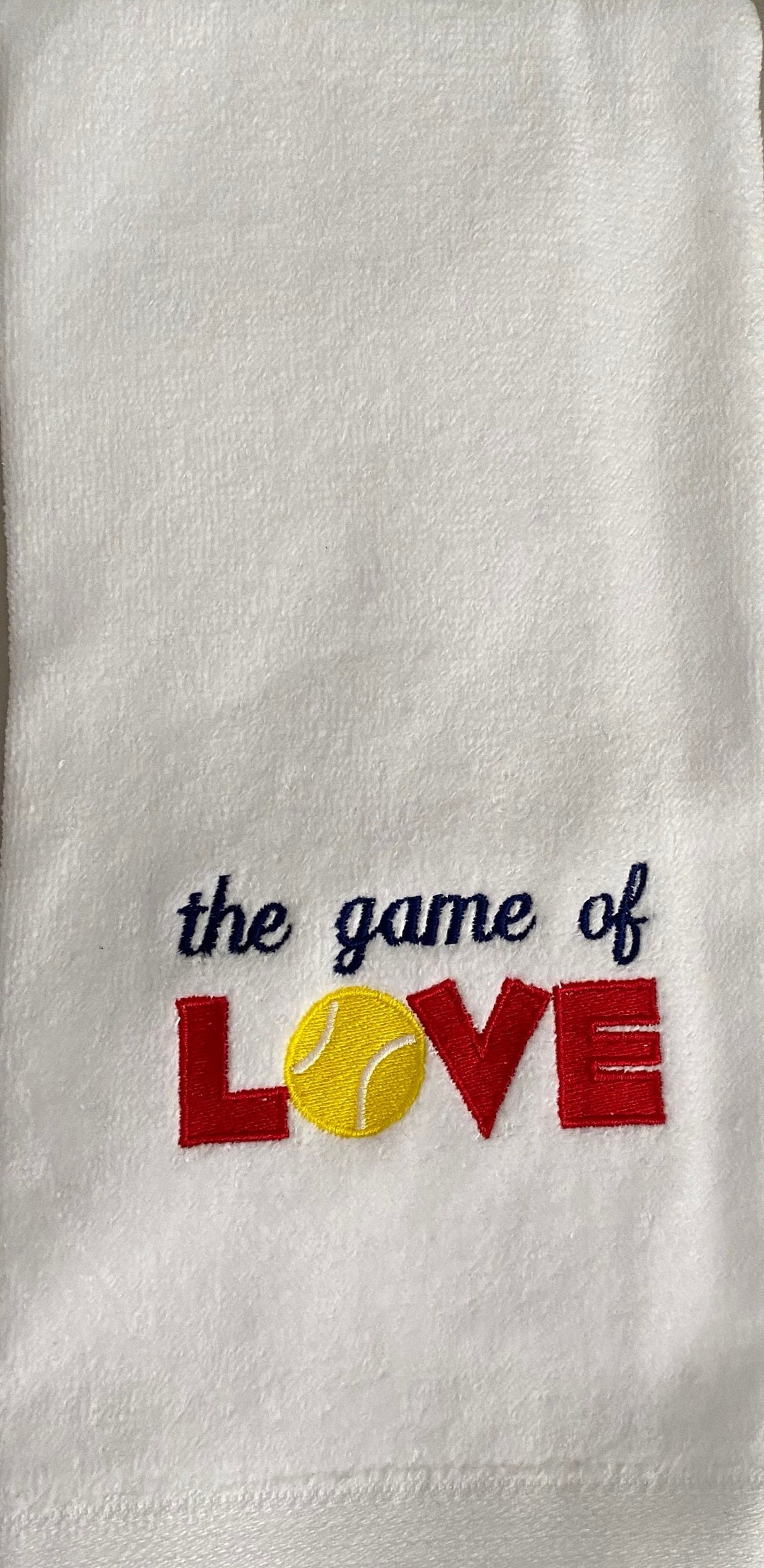 Tennis Towel-team Tennis Embroidered Sweat Towel Personalized Tennis ...