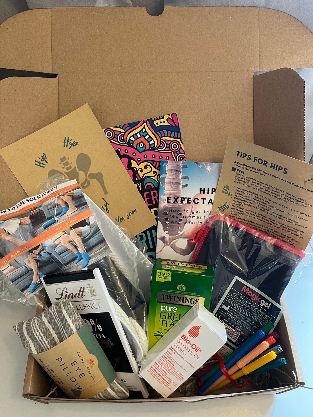 Hip Replacement Gift Box Care Package Recovery Gift - Etsy