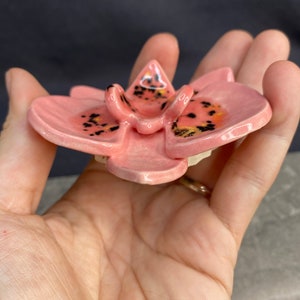 Handmade Ceramic Light Pink Orchid Magnet - Etsy