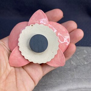 Handmade Ceramic Light Pink Orchid Magnet - Etsy
