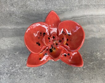 Handmade Ceramic Light Pink Orchid Magnet - Etsy