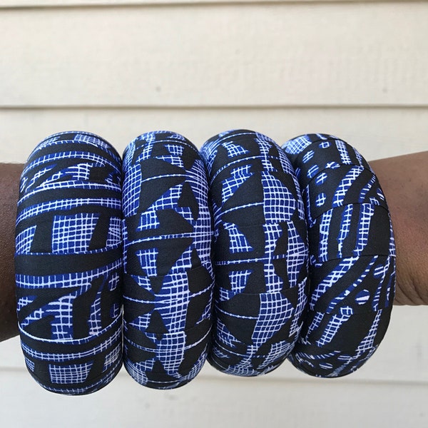 Ankara Bangles - Etsy