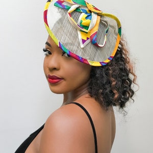 African Print Fascinator / African Headwear / Ankara Fascinator / Gift ...