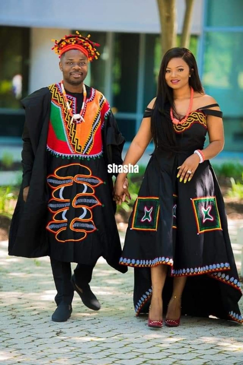 African Wedding Igbo Traditional Tusk Coral Beads Necklace / - Etsy