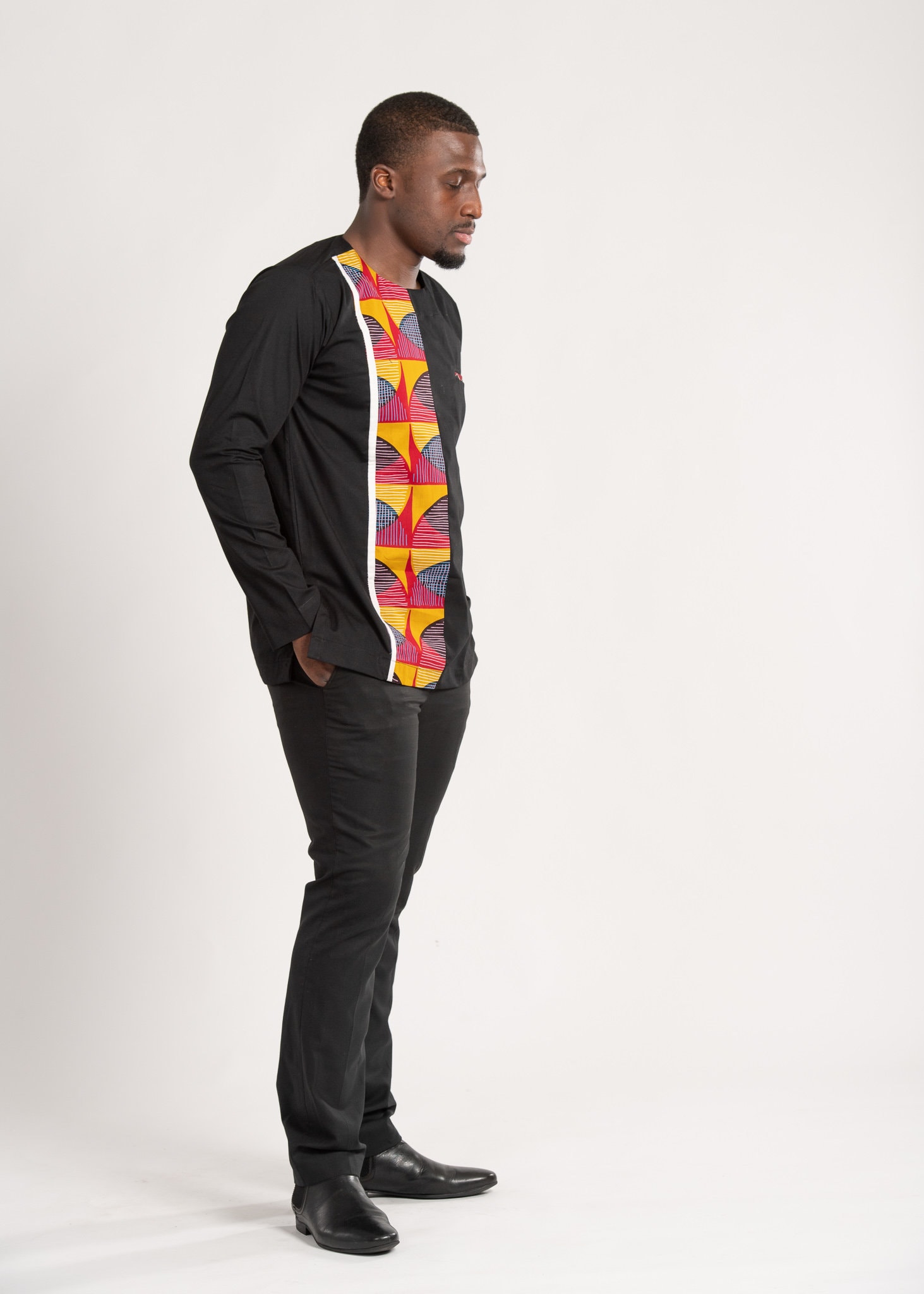 African Print long sleeve men shirt / african print men shirt | Etsy