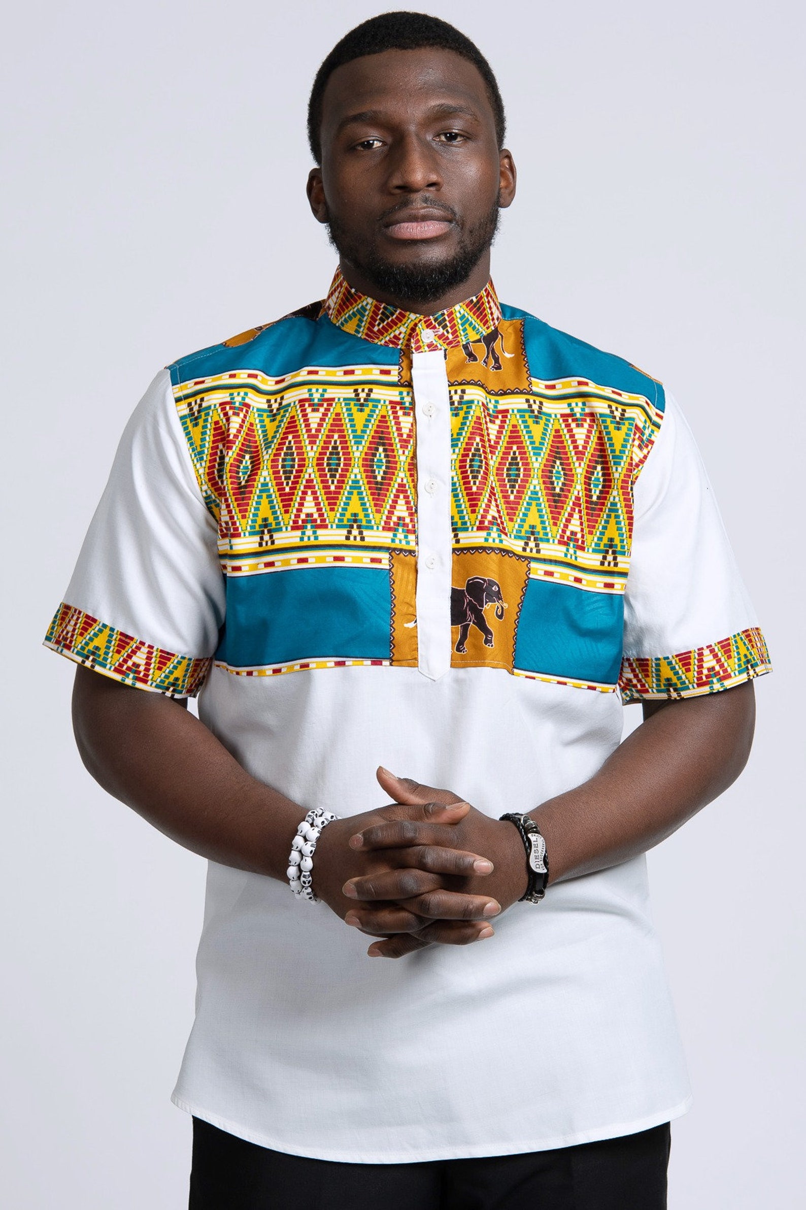 African Print Shirt for Men/ African Clothing / African Men | Etsy