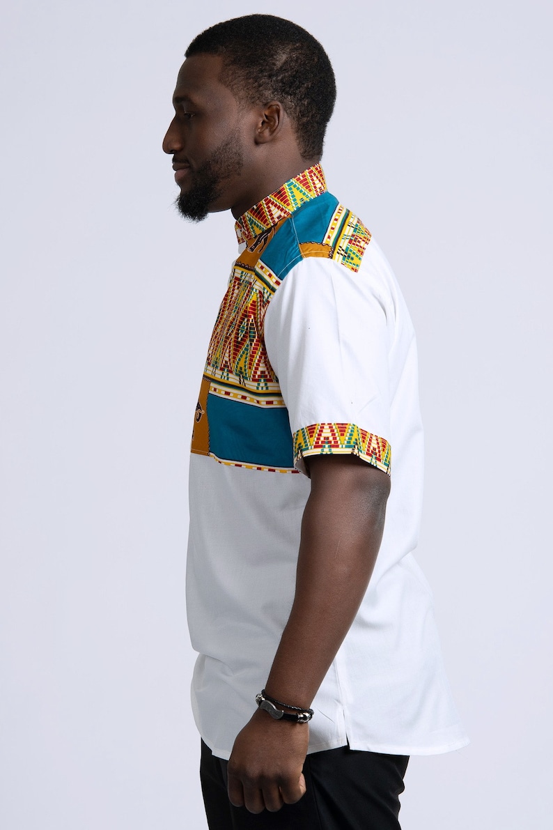 African Print Shirt for Men/ African Clothing / African Men | Etsy