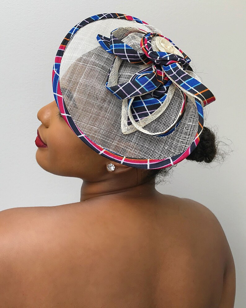 African Print Fascinator / African Headwear / Ankara - Etsy