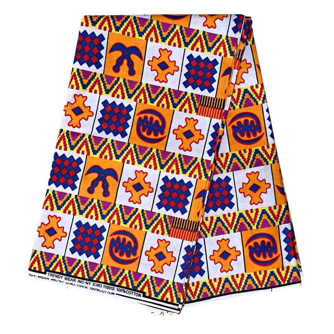 Ashanti Fabric/ African Fabric by the Yard / Ankara / African Wax Print ...