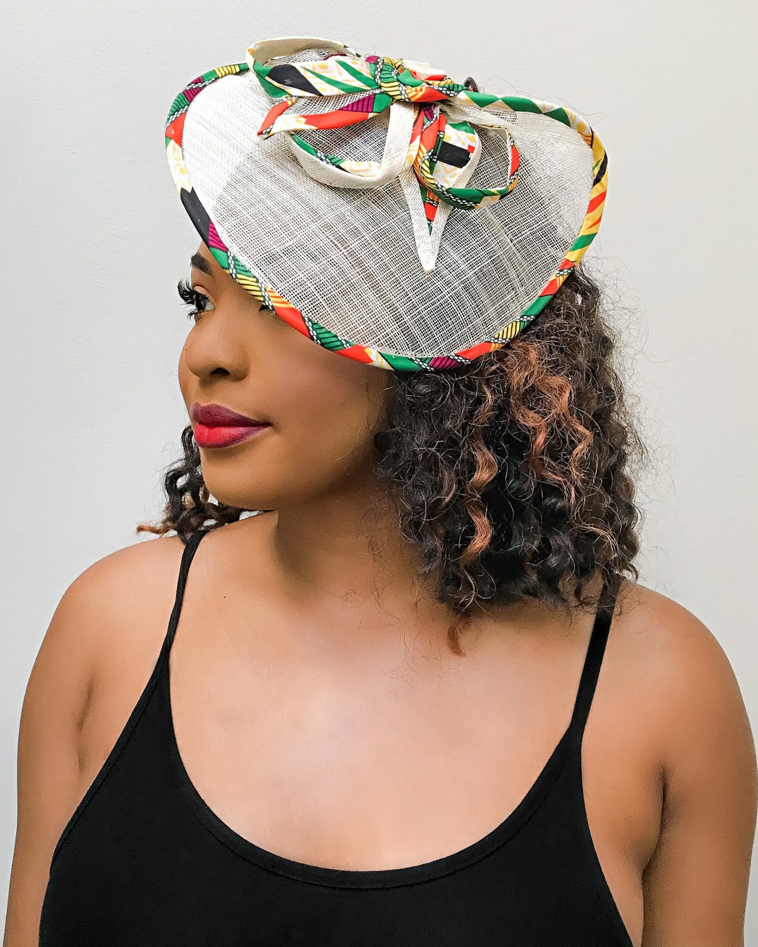 African Print Fascinator / African Headwear / Ankara Fascinator / Gift ...
