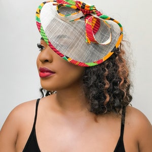 African Print Fascinator / African Headwear / Ankara Fascinator / Gift ...