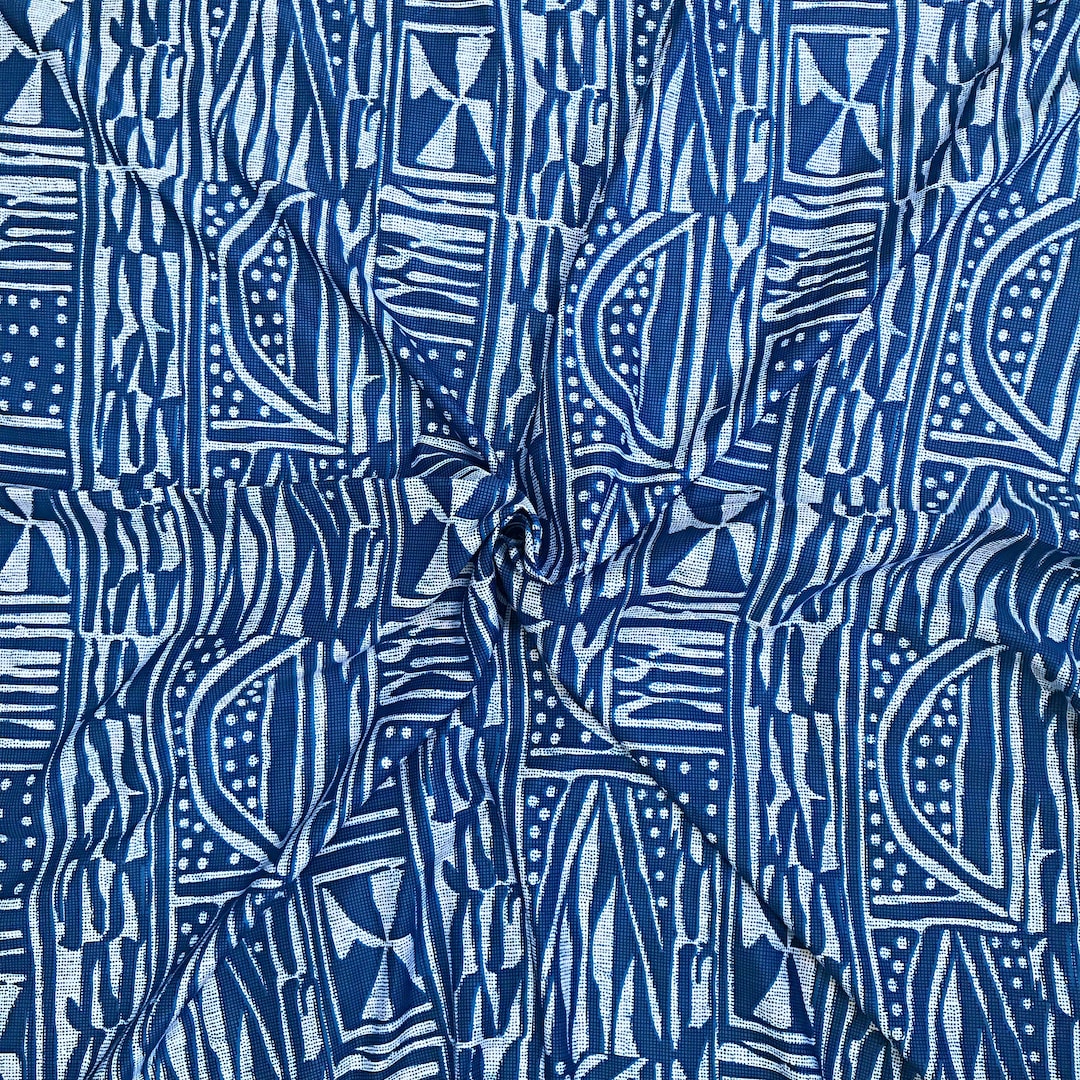 Ndop African Pirnt Silk Fabric / Atoghu Satin African Fabric - Etsy