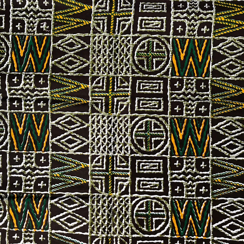 Ndop Atoghu African Print Fabric/ Bamileke Ankara Fabric/ | Etsy