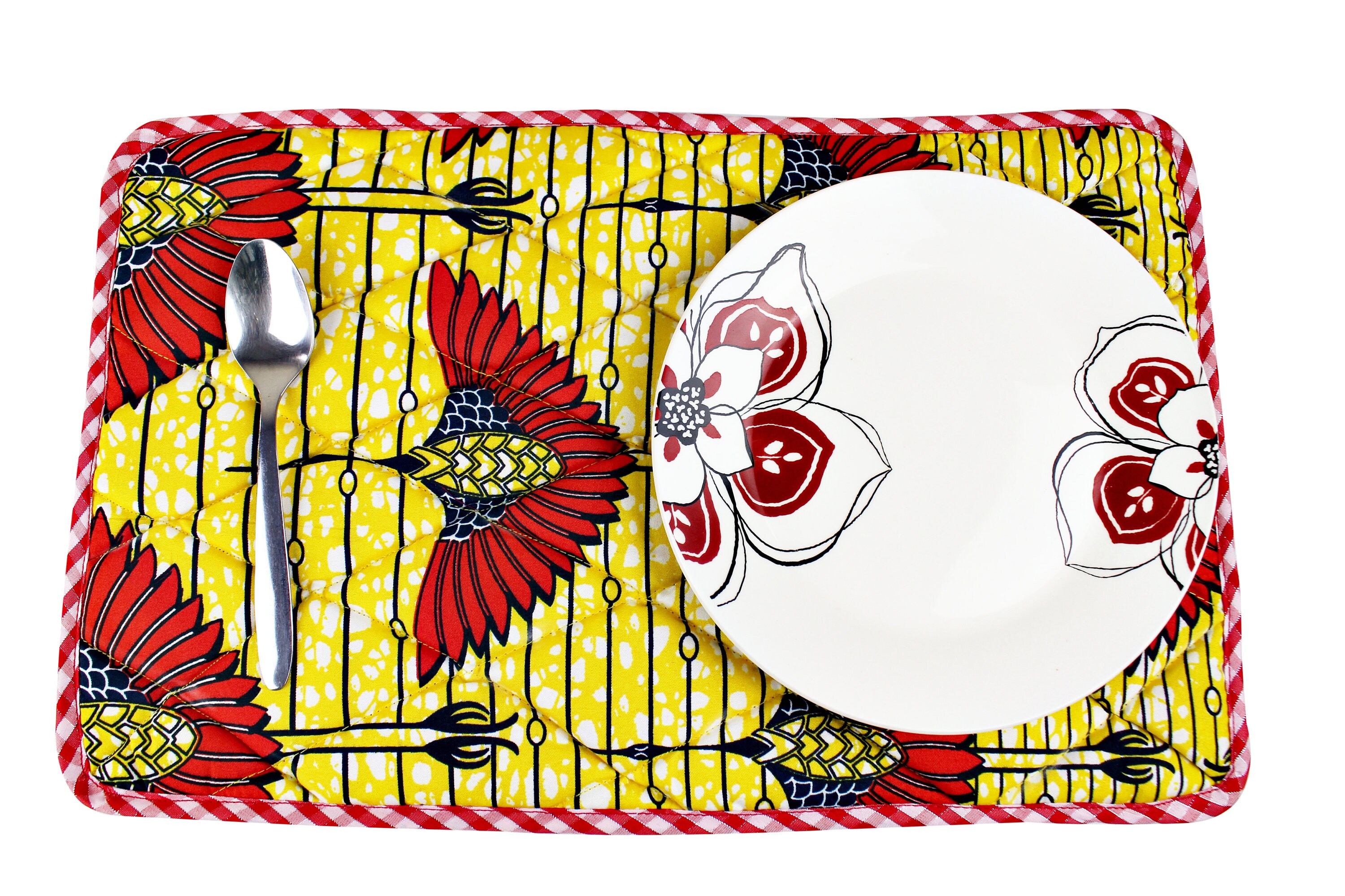 African print placemats / African Print table mats / African | Etsy