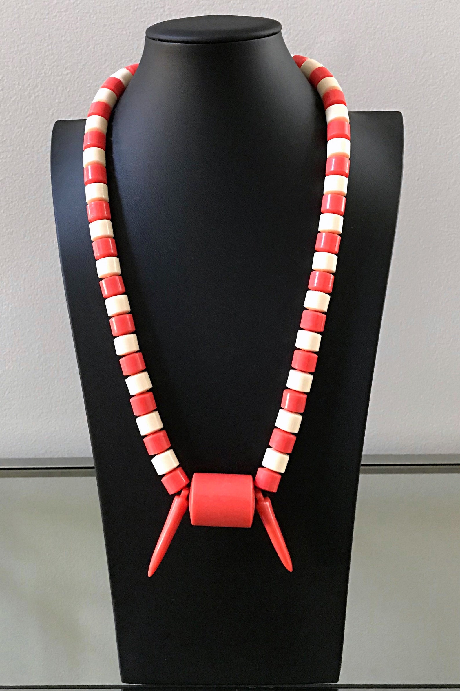 African Wedding Igbo Traditional Tusk Coral Beads Necklace / - Etsy