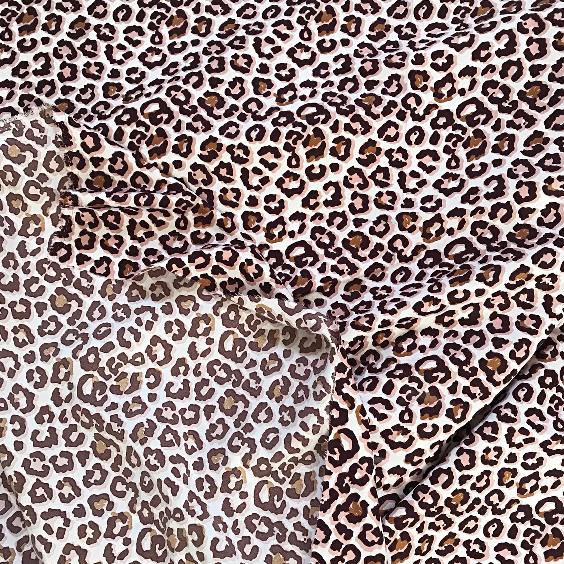 Leopard print Satin Silk african fabric / Satin african fabric | Etsy