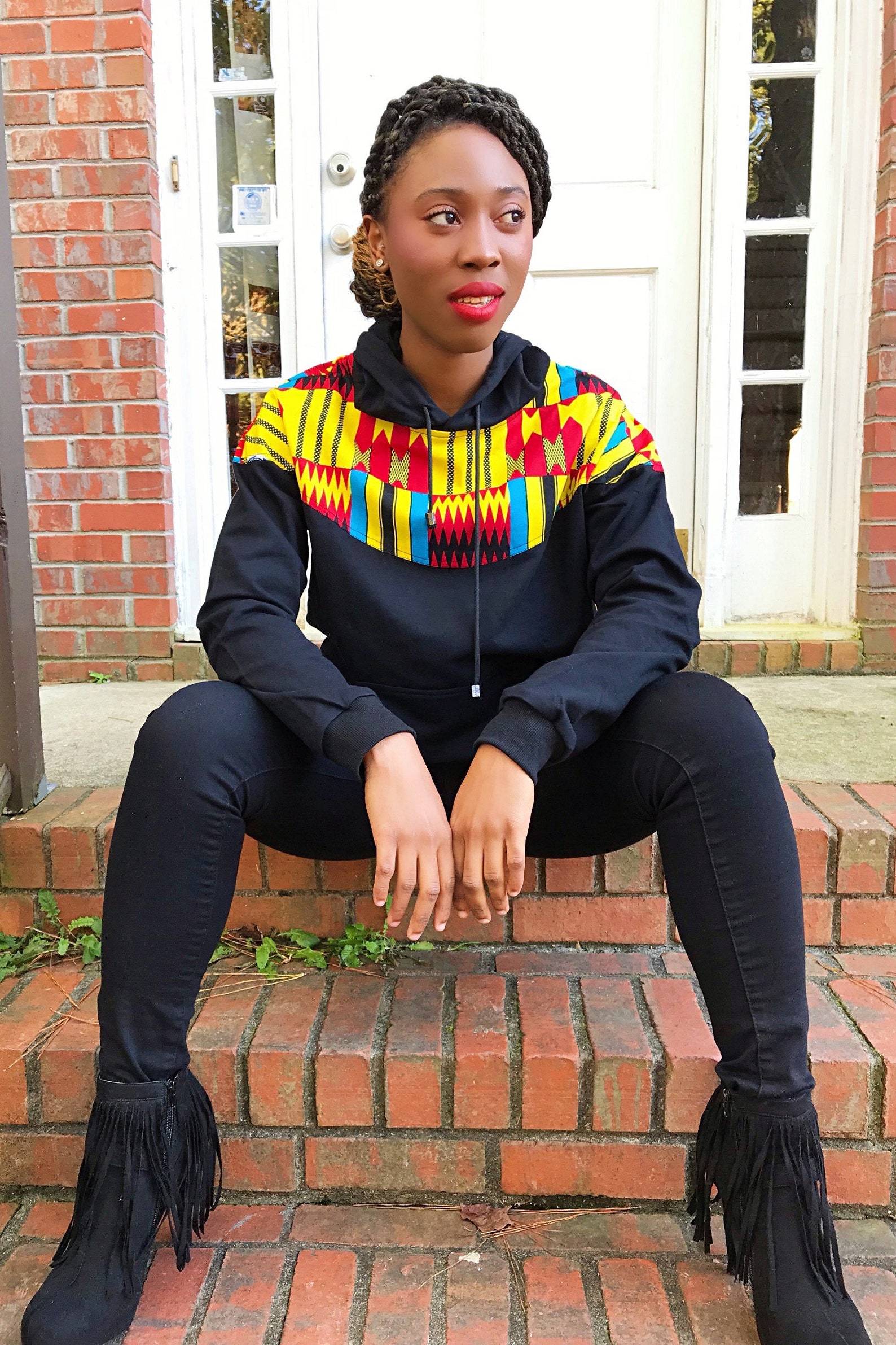 Unisex Kente Hoodie / African Print Sweatshirt / African | Etsy