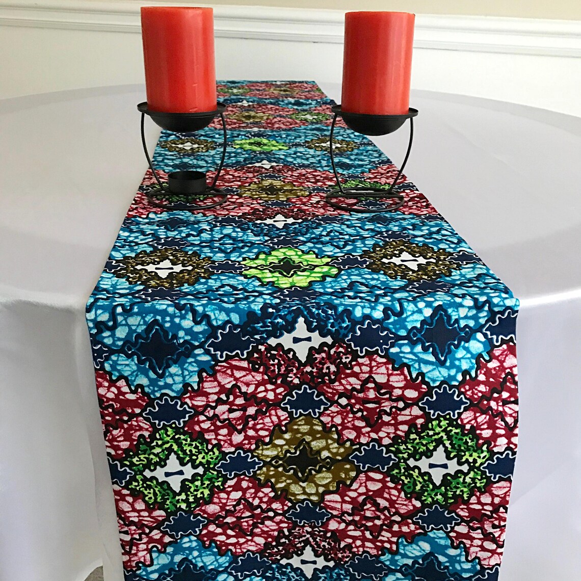 African print table runner African print tablecloth Hostess | Etsy
