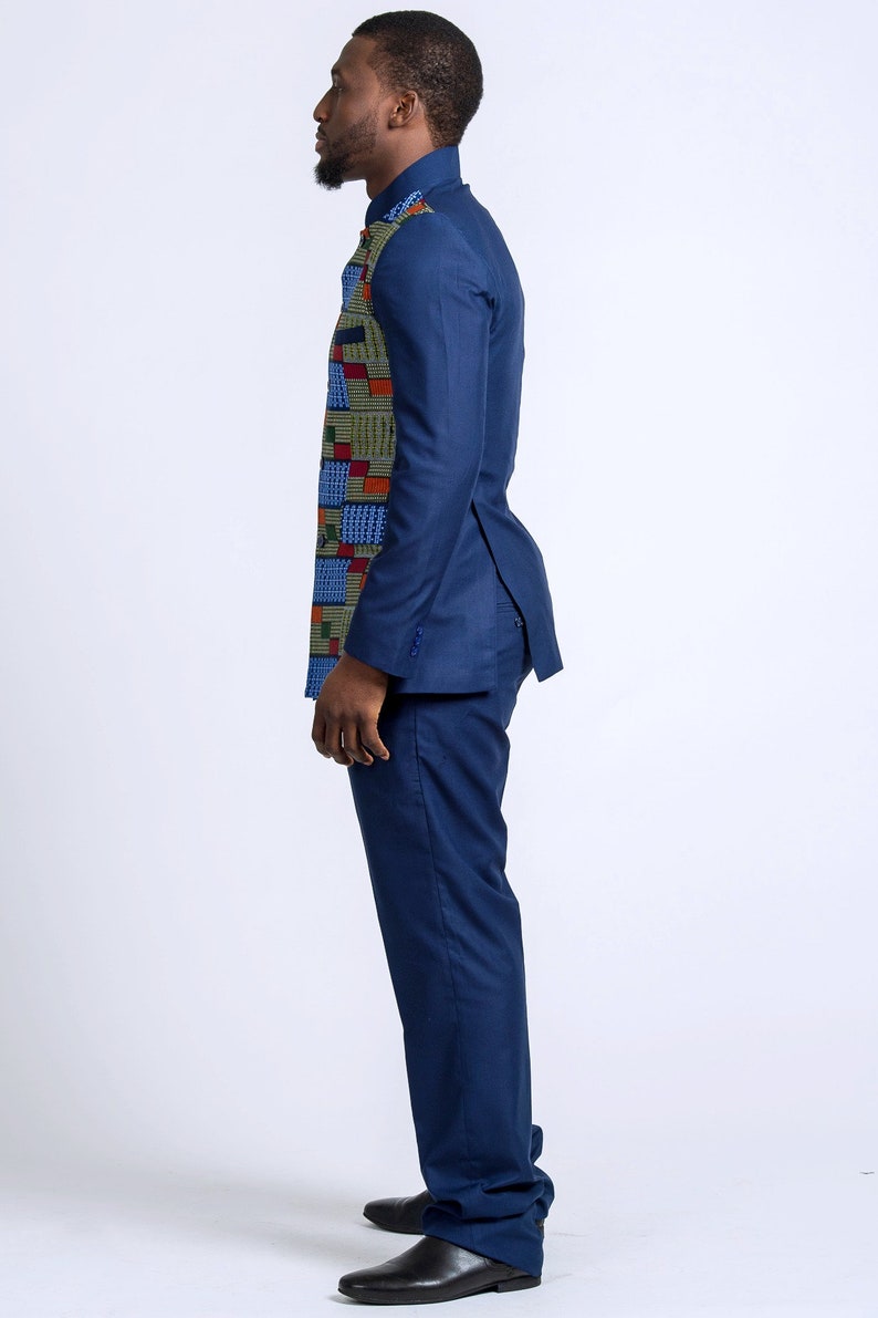 BLAZERPANT African Print Blazer for Men/ Kente Suit Vest/ | Etsy UK