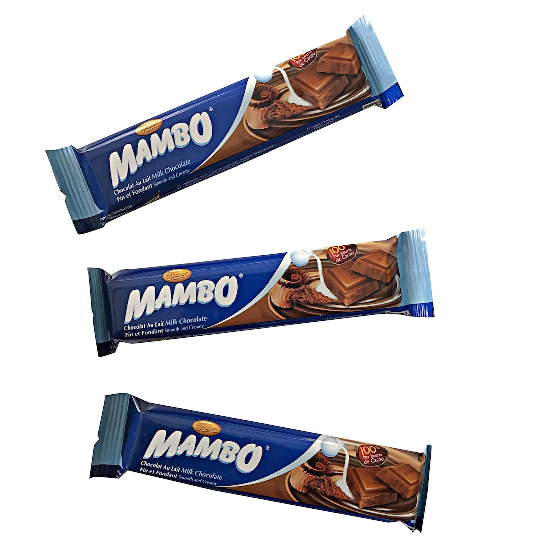 Mambo Milk Chocolate / Mambo Intense Dark Chocolate/ Bar 25 Gr Cameroon ...