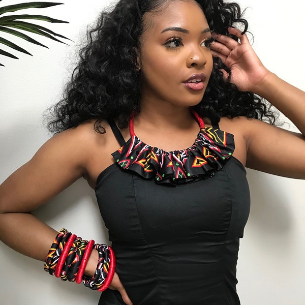 African Jewelry Set - Etsy