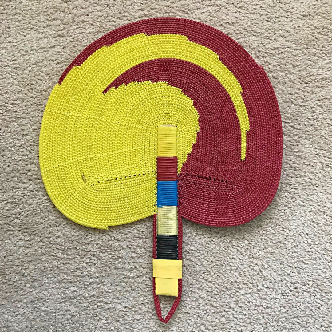 Handwoven African Hand Fan From Recycled Plastics / African Handmade ...