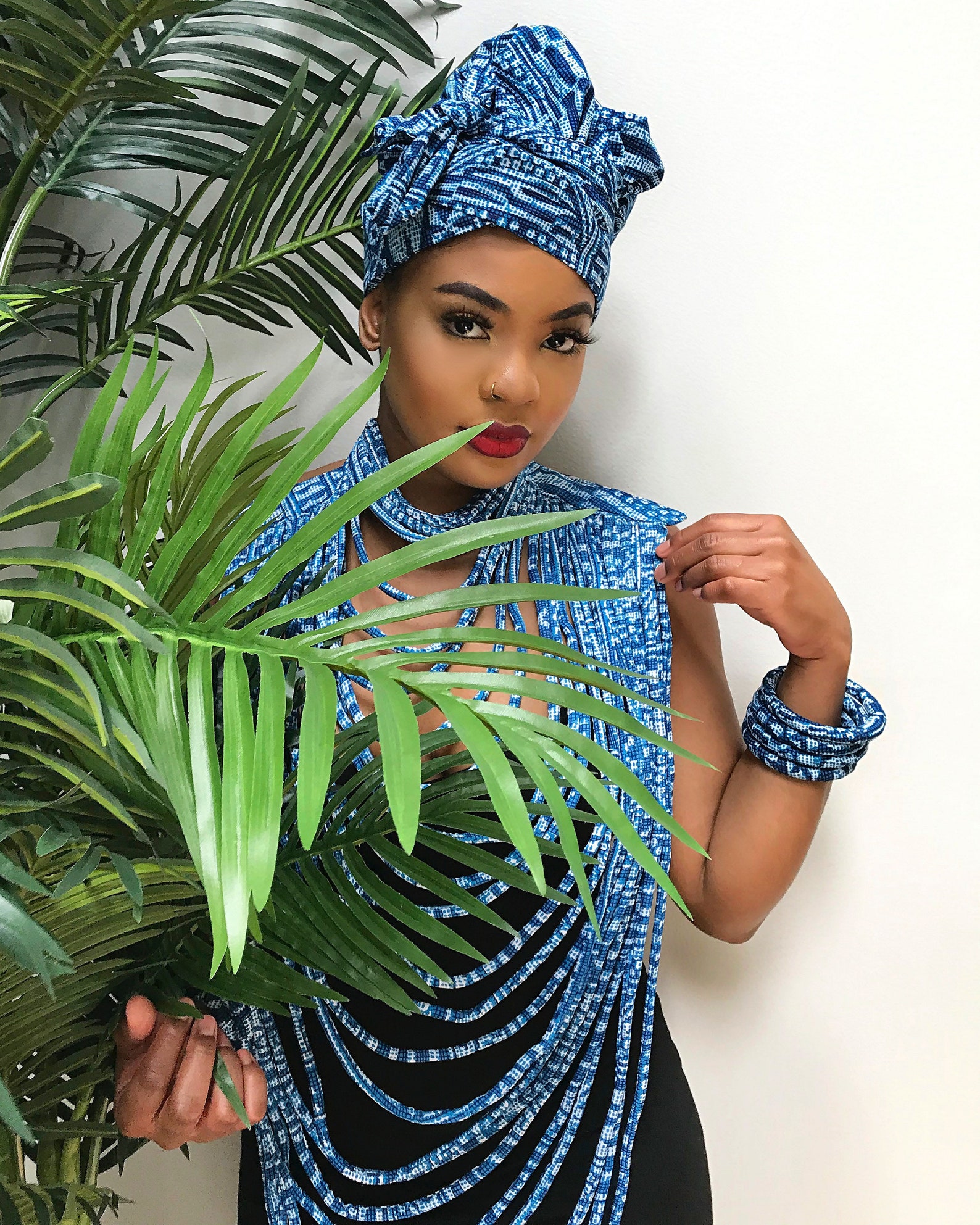 Ndop African Multi Strands Statement Choker Necklace / Atoghu - Etsy UK