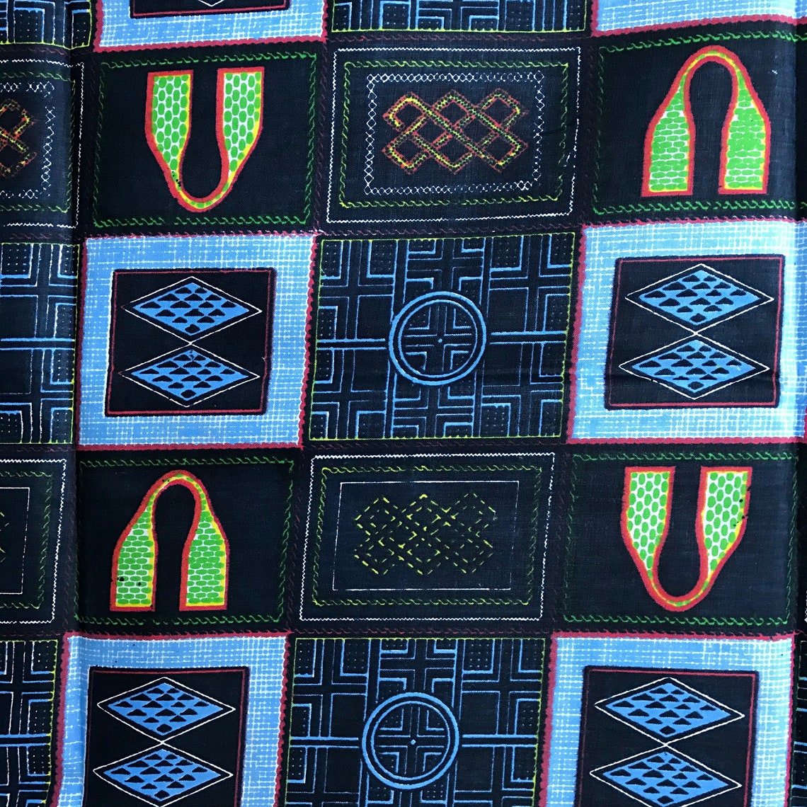 Ndop Atoghu African Print Fabric/ Bamileke Ankara Fabric/ - Etsy