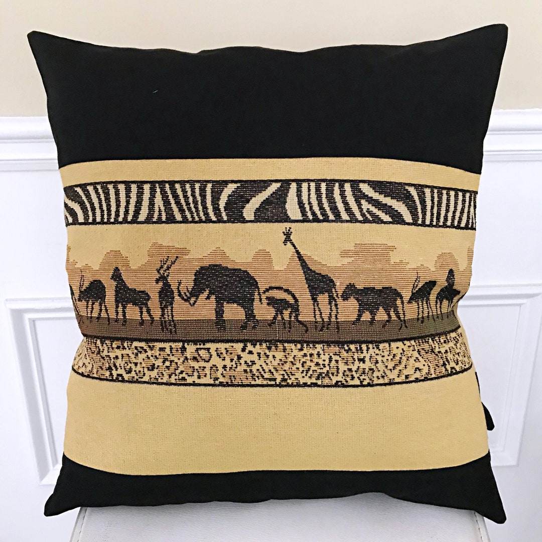 Safari Theme African Print Pillows Covers / Ankara Pillows Covers ...
