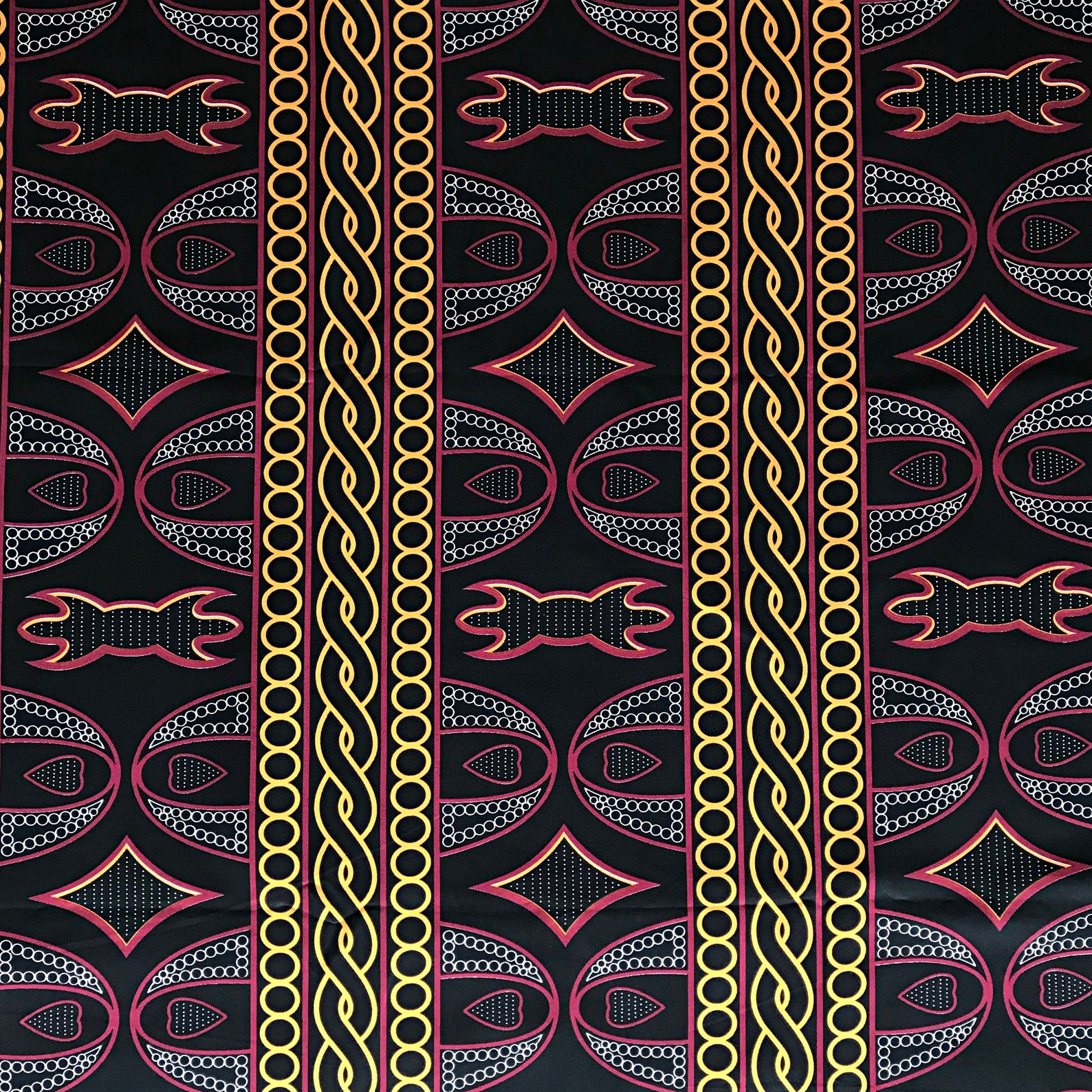Toghu Satin african fabric / atoghu Silk african fabric from | Etsy