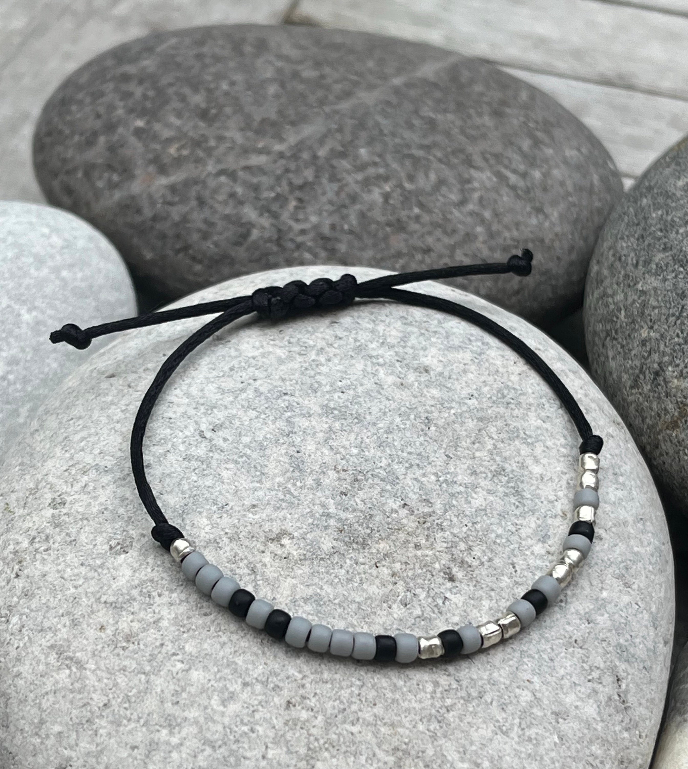 Morse Code BE HAPPY, Morse Code Bracelet, Lucky Bracelet, Be Happy ...