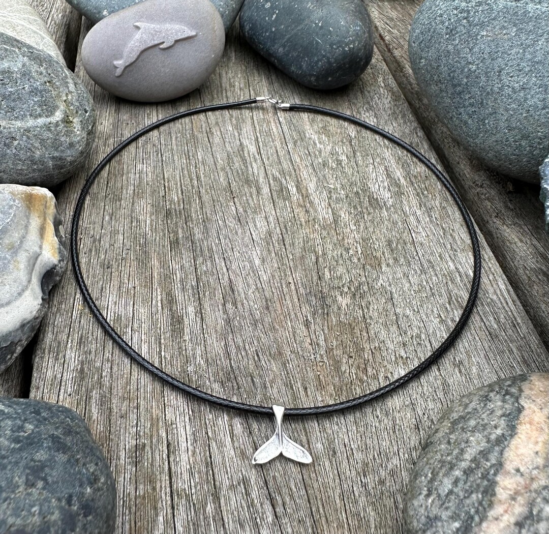 Whale Fin Sterling Silver, Whale Fluke, Whale Necklace - Etsy