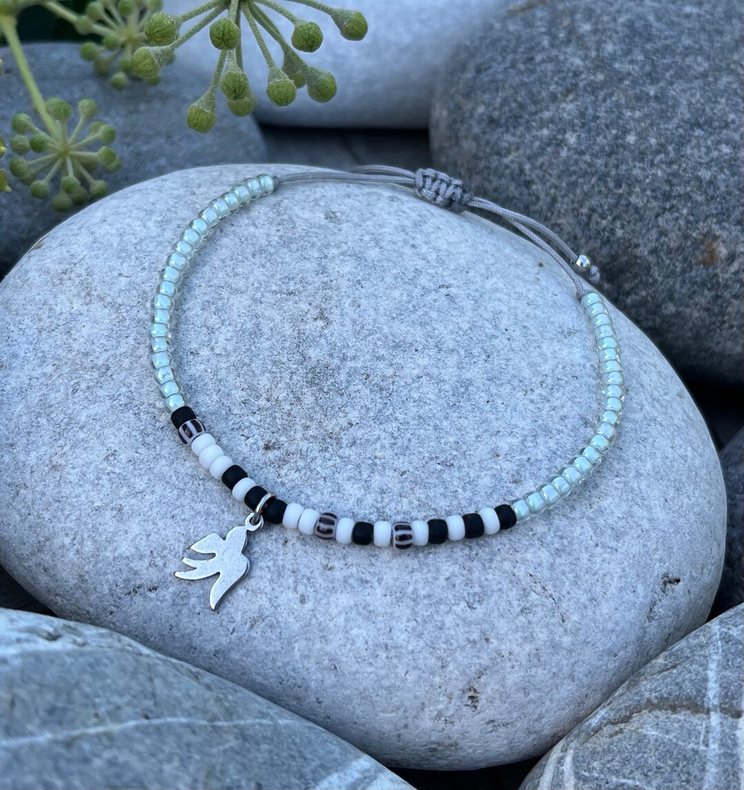 Morse Code BE FREE, Morse Code Bracelet, Lucky Bracelet, Freedom ...